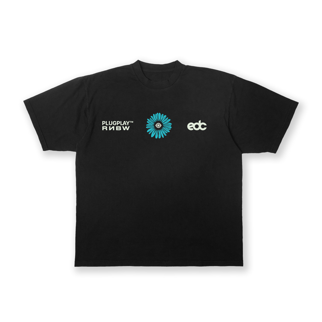 EDC DAISY GLOW TEE - PLUGPLAY RNBW EDC – PLUGPLAY™